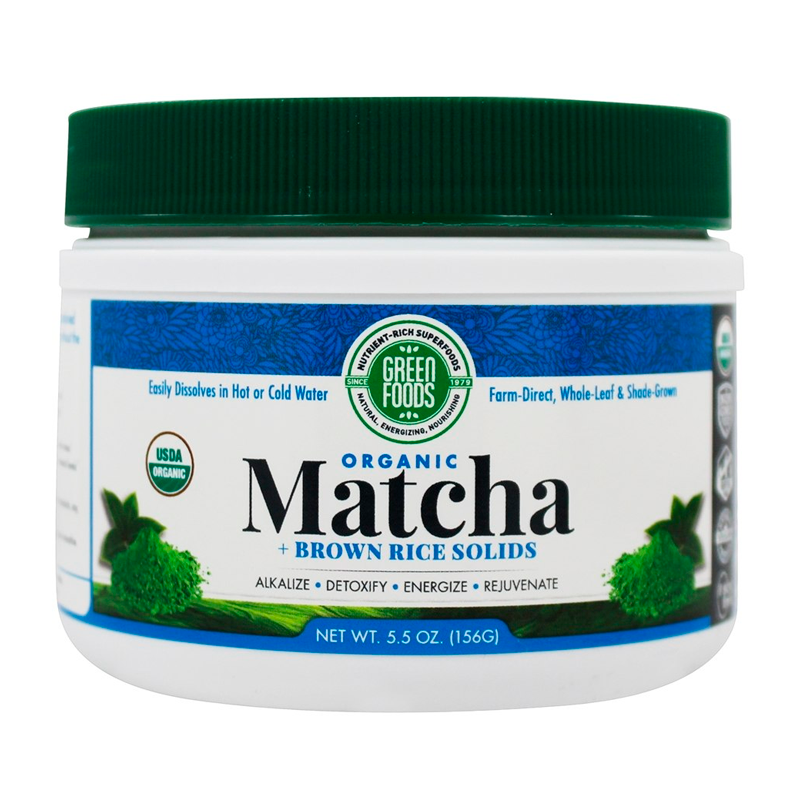 Matcha + Brown Rice Solids 5.5 oz - Green Foods – We Fresh Market & Cafe