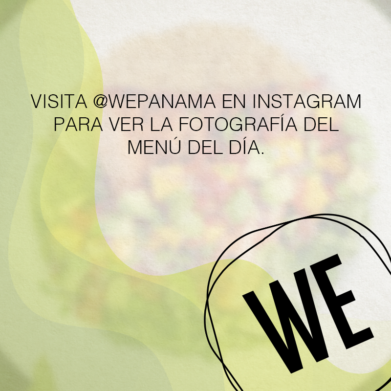 Menú del Día (Redes Sociales) – We Fresh Market & Cafe